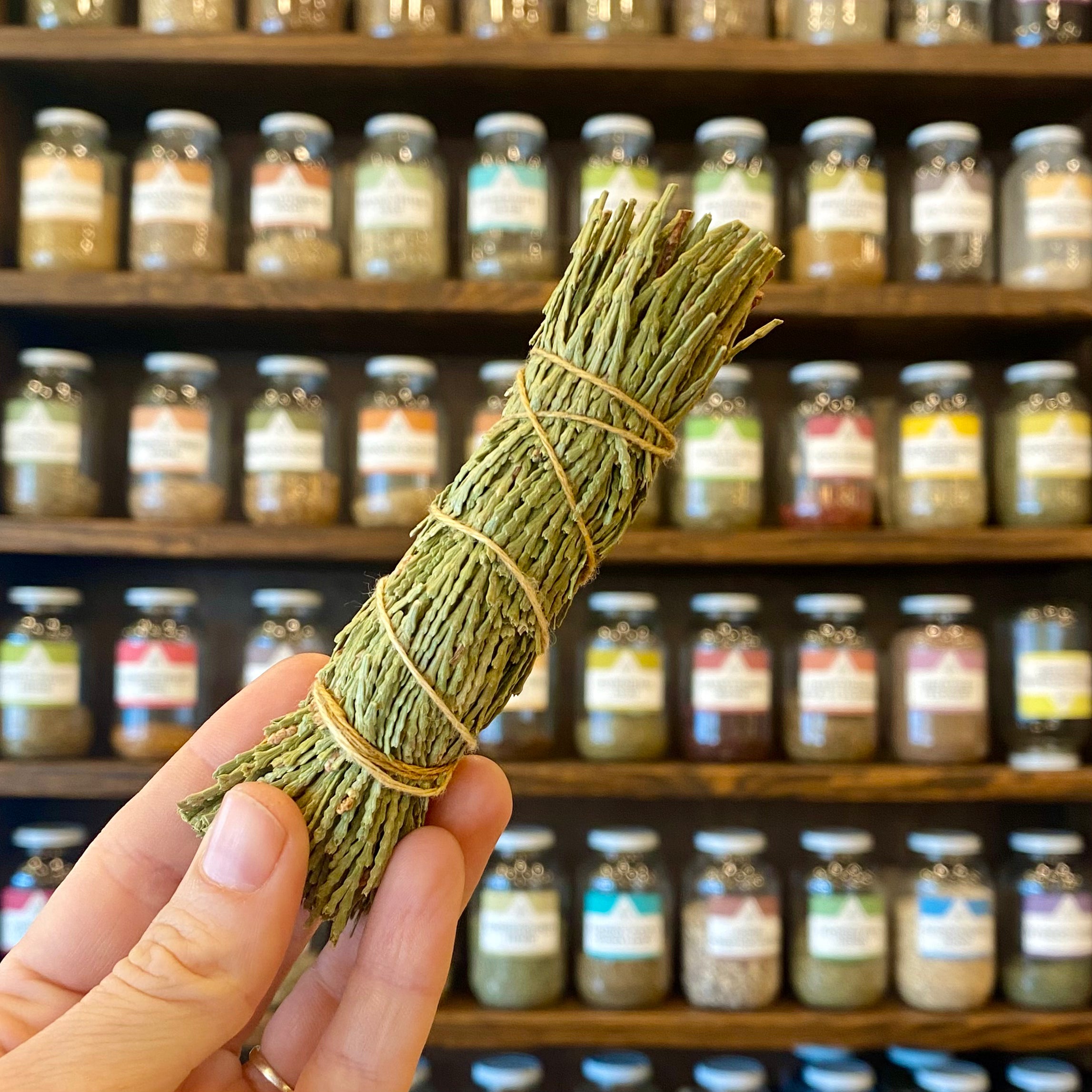 Mini Cedar Smoke Bundle – Forest & Meadow Herbal Shop and Clinic