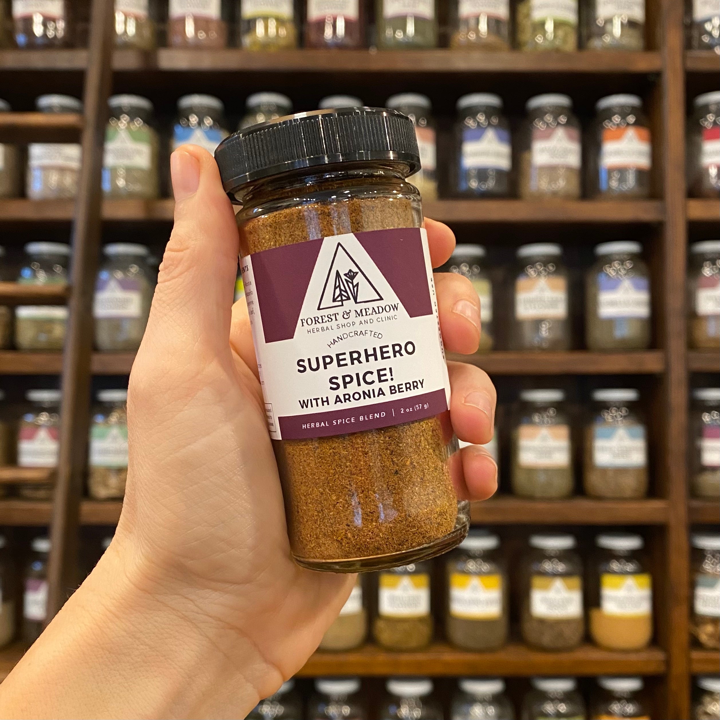 Superhero Spice! with Aronia Berry – Forest & Meadow Herbal Shop and Clinic